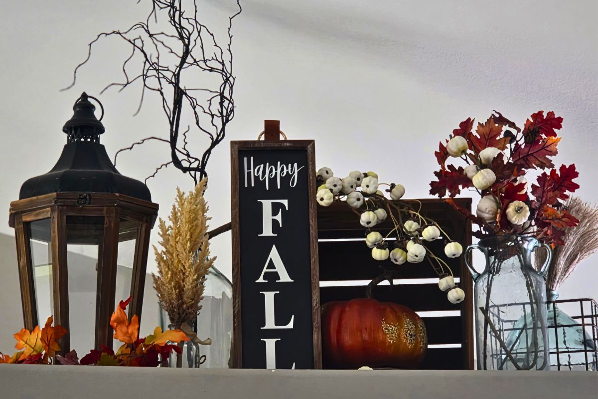 Fall Living Space Tour – Homemade Hydrangea